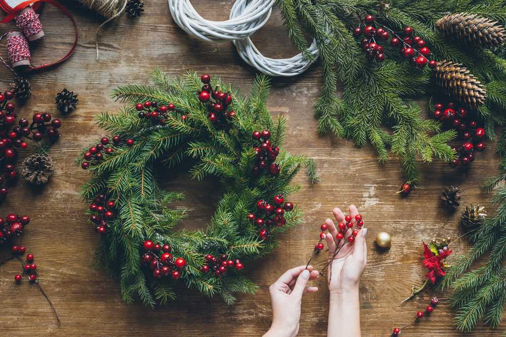 Evergreen Wreath Making Workshop | Oklahoma City Museum of Art | OKCMOA